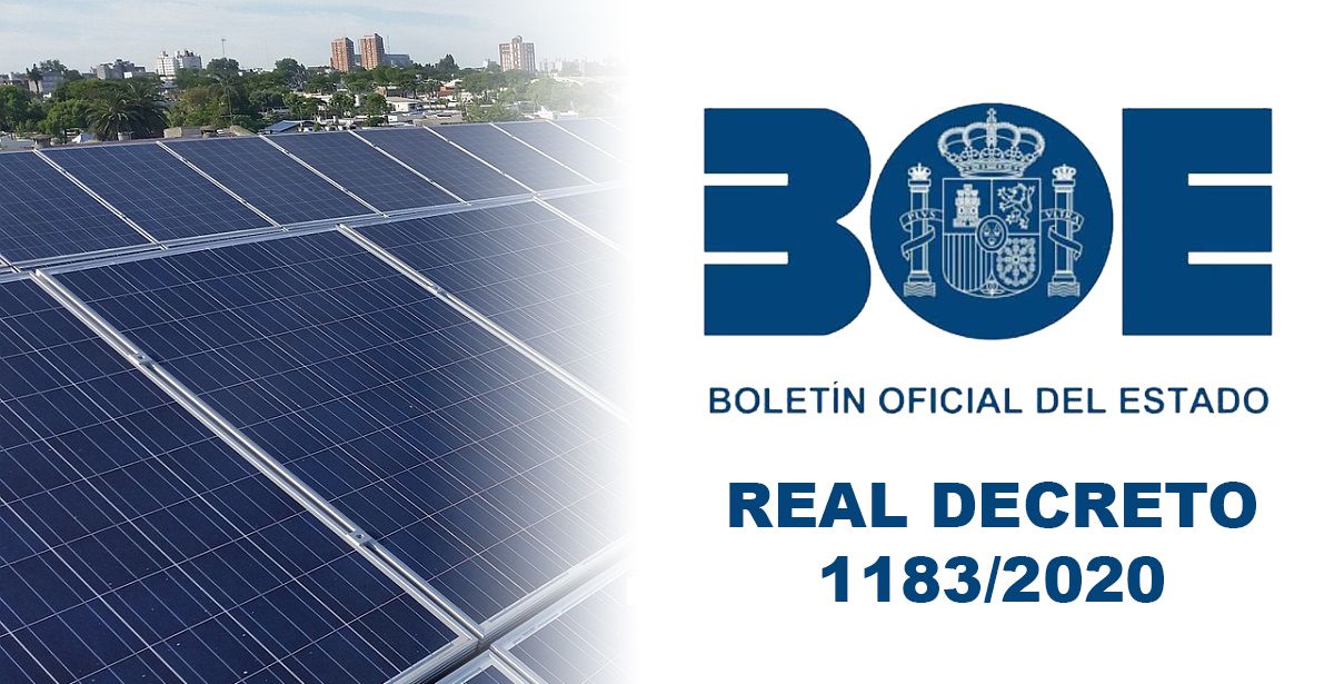 Real Decreto 1183/2020 de acceso y conexión a las redes de energía ...